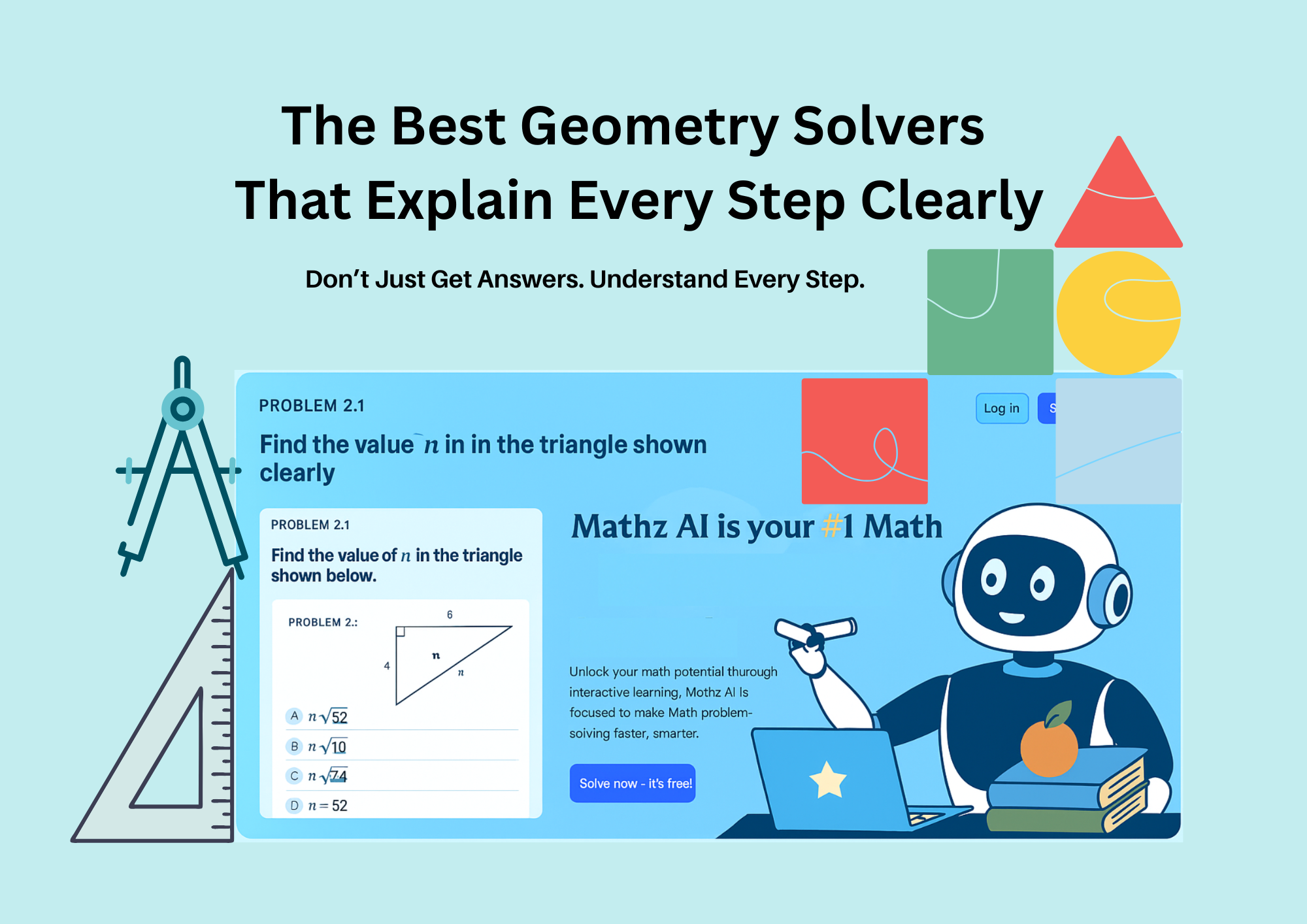 Top Geometry Problem Solver with Explanations | Visual Step-by-Step ...